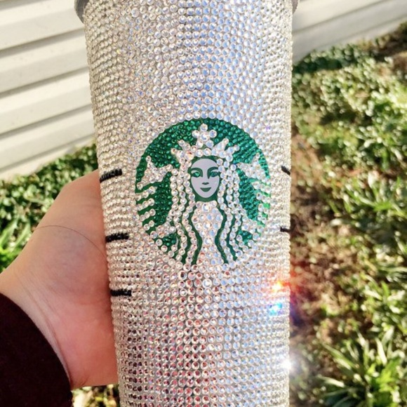 Starbucks | Accessories | Bling Custom Swarovski Starbucks Bling Cold ...